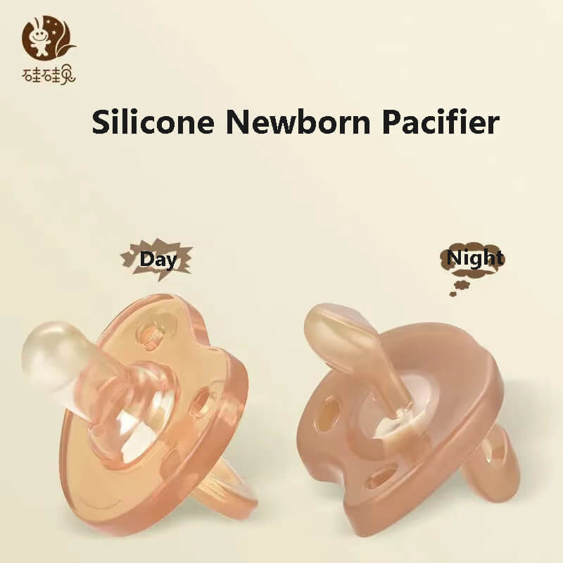 Baby Food Grade Silicone Daily And Night Pacifier Super Soft Liquid ...