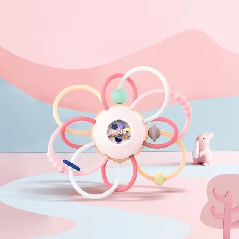 Children's silicone puzzle education toys, baby boiled gum grinding ...